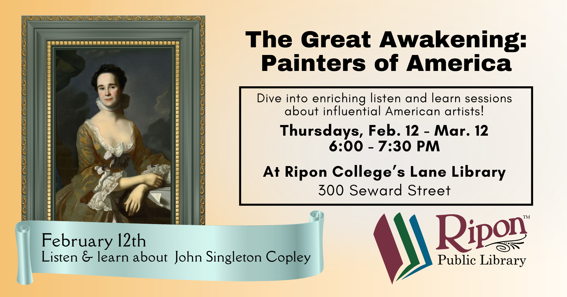 The Great Awakening: Painters of America | Ripon Public Library